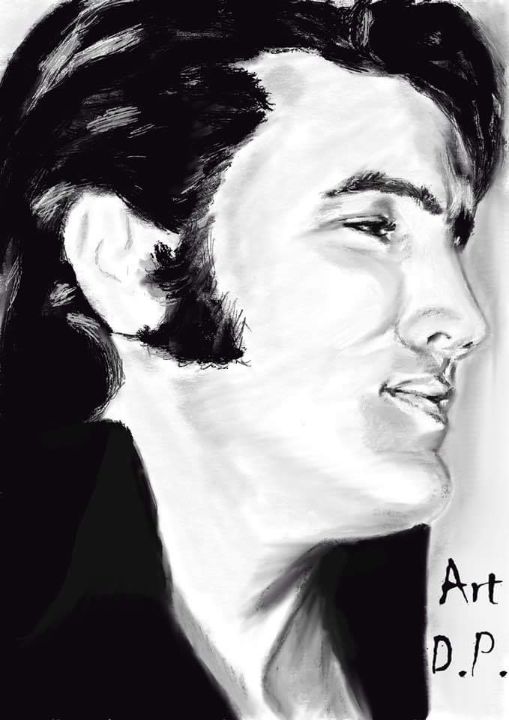 Elvis Presley Fan Art - Dessy Panayotova Art and Crafts - Paintings ...