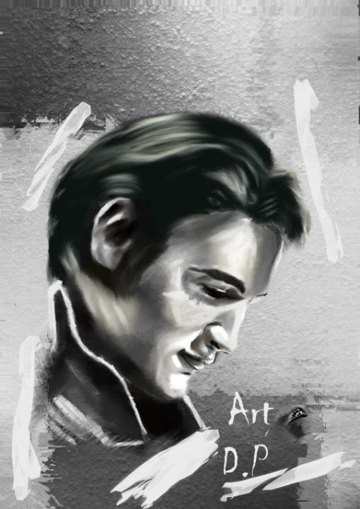Elvis Presley Fan Art - Dessy Panayotova Art and Crafts - Paintings ...