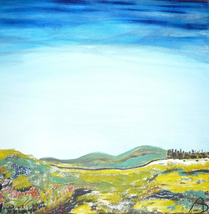 Syrian country side - Abeervip1 - Paintings & Prints, Landscapes ...