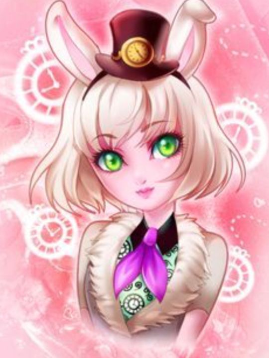 White rabbit - Kim’s - Digital Art & AI, Childrens Art, Disney - ArtPal