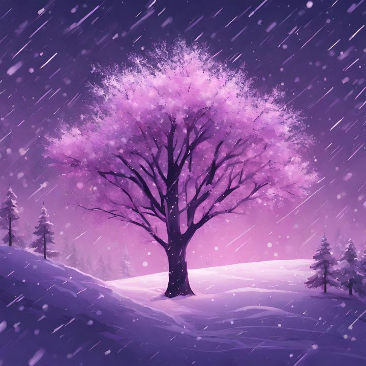 Lavender Tree - Classic arts - Digital Art & AI, Flowers, Plants ...