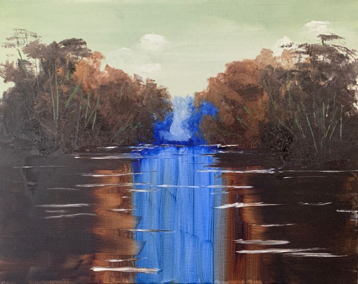 The river - JP art - Paintings & Prints, Landscapes & Nature, Rivers ...