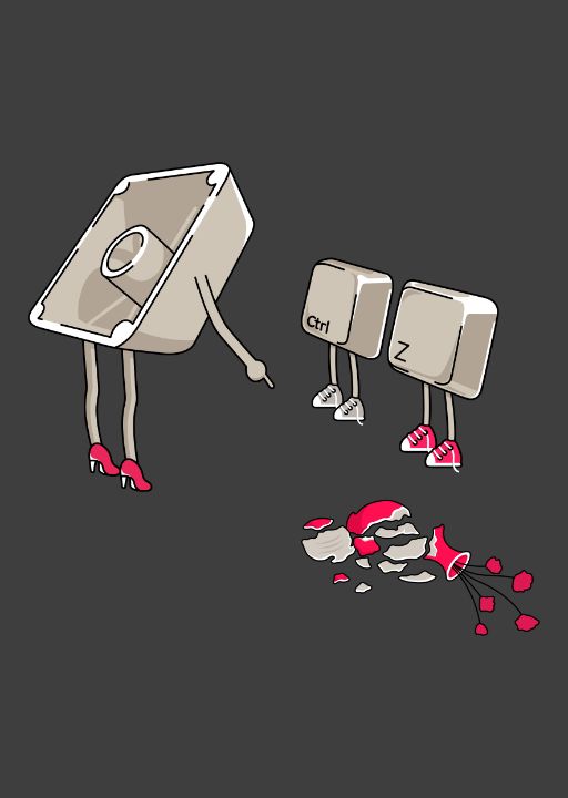 Minimalist Gaming Room Funny Ctrl Z - Cool Posters For All - Paintings ...