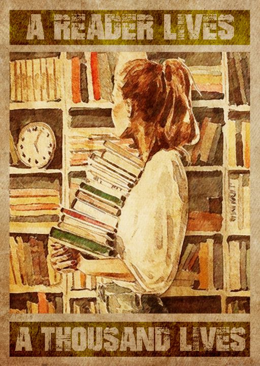 Inspirational Quote About Reading - Cool Posters For All - Drawings ...