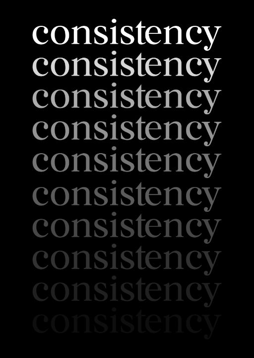 Inspirational Quote Consistency - Cool Posters For All - Drawings ...