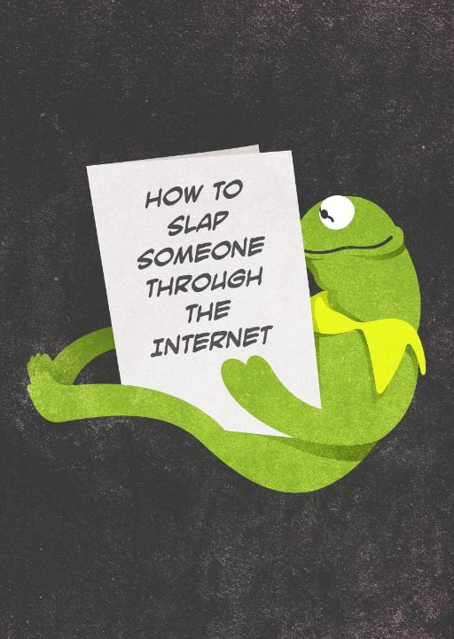 Funny Meme Posters Kermit Reading - Cool Posters For All - Drawings ...