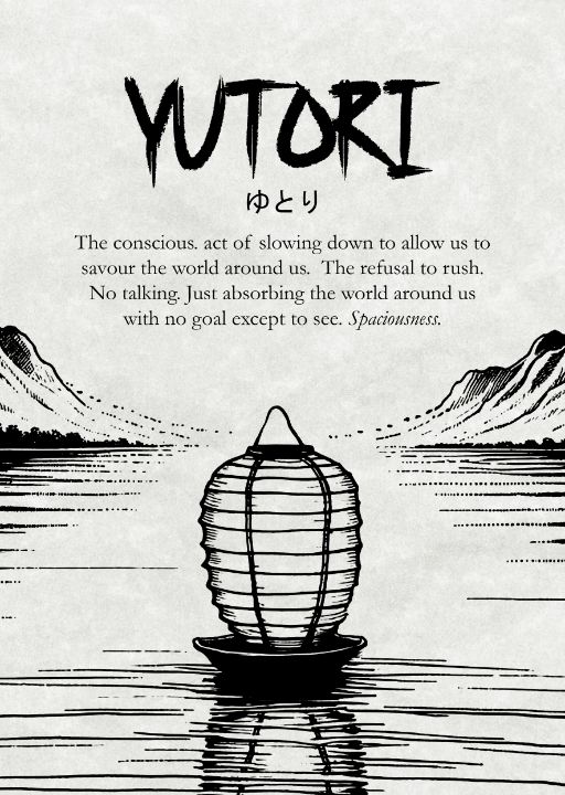 Japanese Poster Inspirational Yutori - Cool Posters For All - Drawings ...