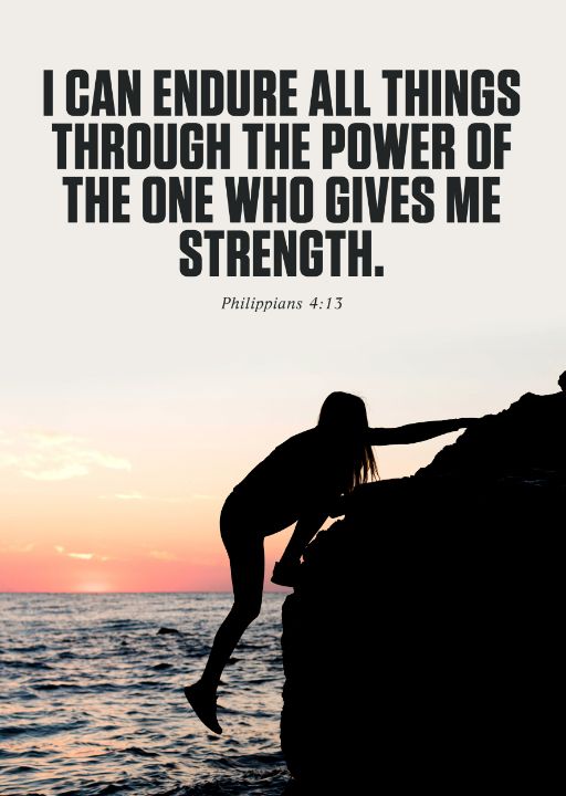 Philippians 4:13 Bible Verse - Cool Anime Posters - Digital Art ...