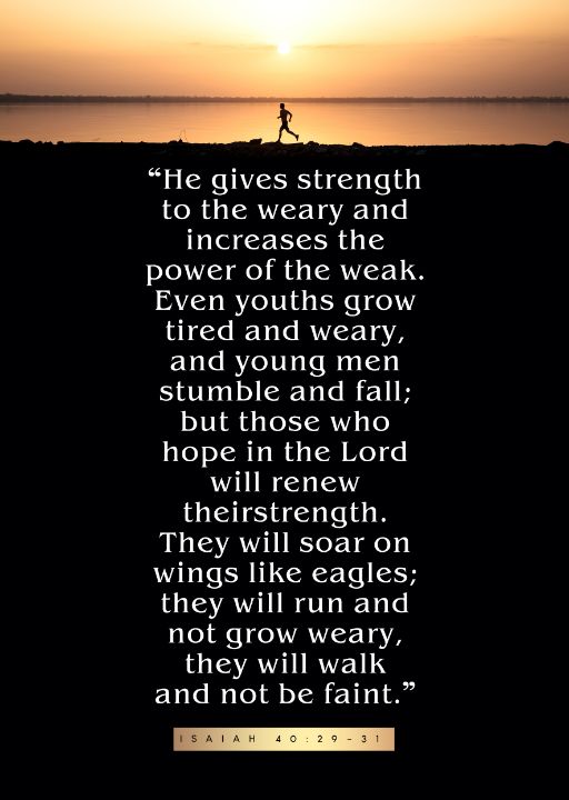 Religious Posters Isaiah 40 29 31 - Cool Posters For All - Digital Art ...