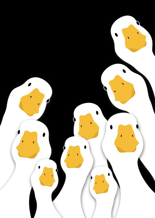 The Duck Gang Funny Meme Poster Art - Cool Posters For All - Digital ...