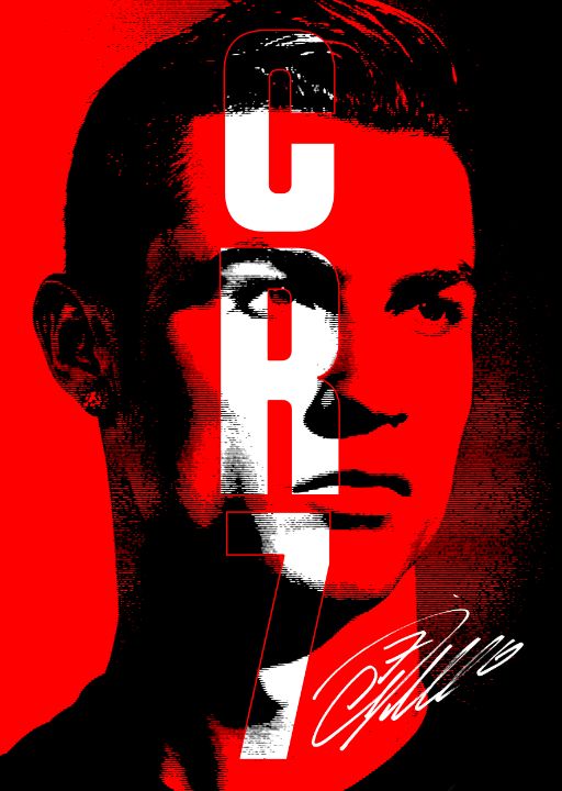 Christiano Ronaldo Soccer Wall Art - Cool Posters For All - Digital Art ...