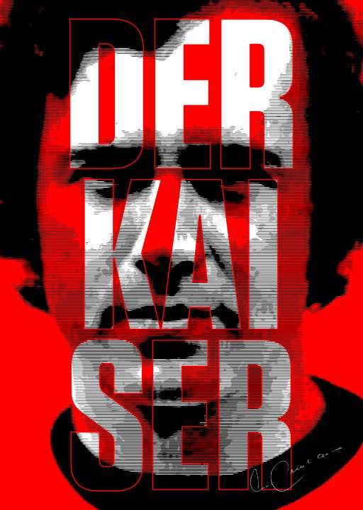 Franz Beckenbauer Soccer Wall Art - Cool Posters For All - Digital Art ...