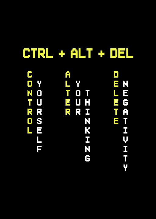 Minimalist Gaming Room Ctrl+Alt+Del - Cool Posters For All - Paintings ...