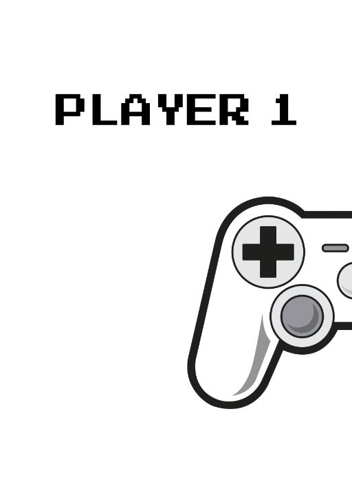 Minimalist Gaming Room Poster Player - Cool Posters For All - Paintings ...