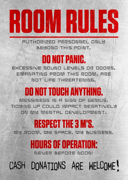 Minimalist Gaming Room Rules - Cool Posters For All - Paintings ...