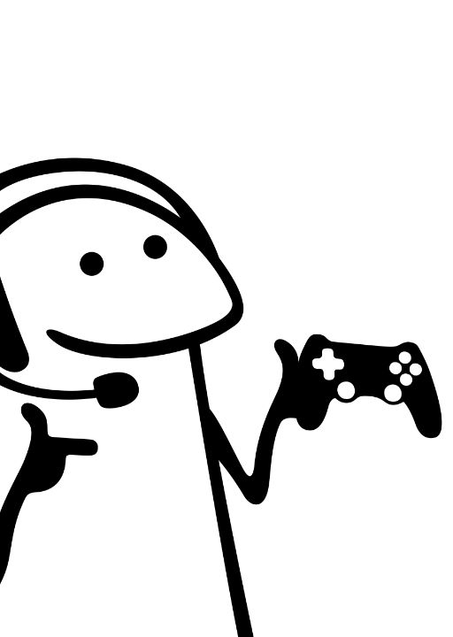 Minimalist Gaming Room Flork Gamer - Cool Posters For All - Paintings ...