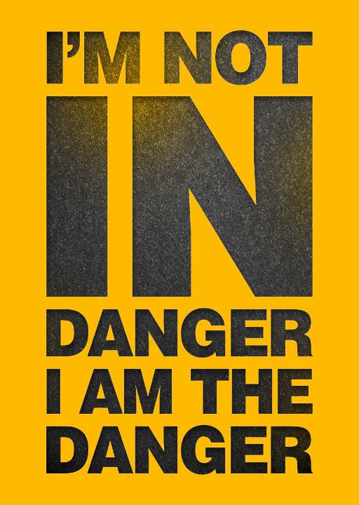 Minimalist Gaming Room Danger - Cool Posters For All - Paintings ...