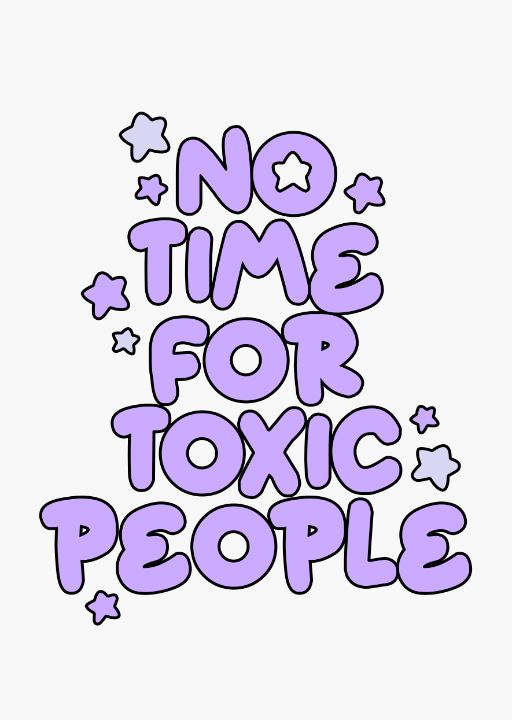 Inspirational Quote Toxic People - Cool Posters For All - Drawings ...