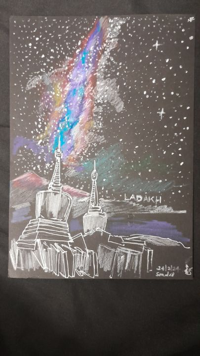 Night vision of ladakh - Creative_swa - Paintings & Prints, Abstract ...