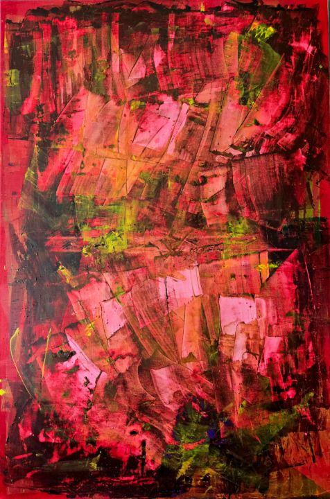Chaotic Embrace - Abstract Expressions By Sōn - Paintings & Prints ...