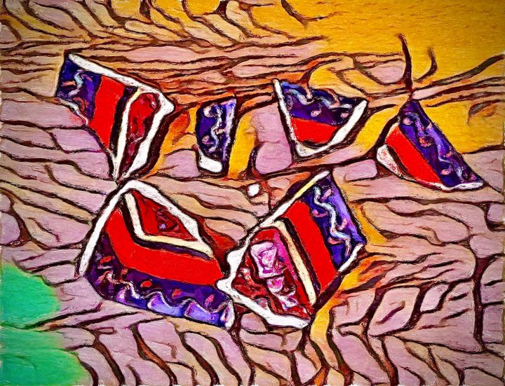 Smashed Picasso Vase - Good Art Direct - Paintings & Prints, Abstract ...