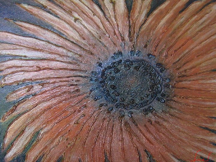 Lumpy Bumpy Metal Petal - Good Art Direct - Paintings & Prints ...