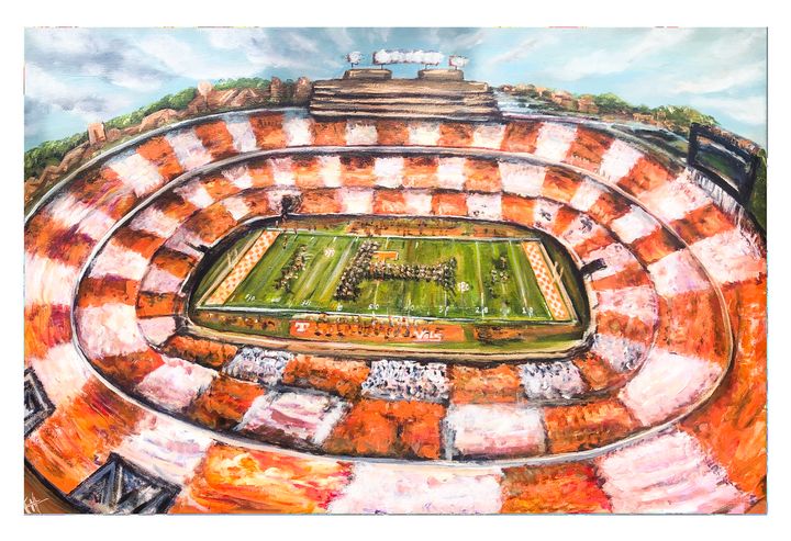Tennessee Vols Stadium - Kaitlin Hennessy Art - Paintings & Prints ...