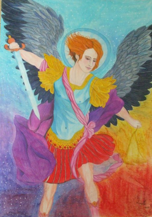 archangel Michael - SuperVida - Paintings & Prints, Religion ...