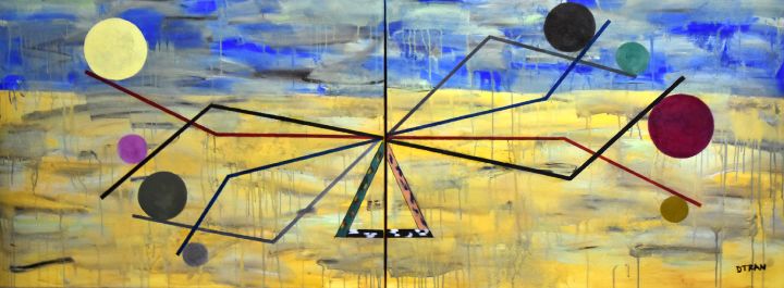Mysterious Equilibrium - Dan Tran Art - Paintings & Prints, Abstract ...