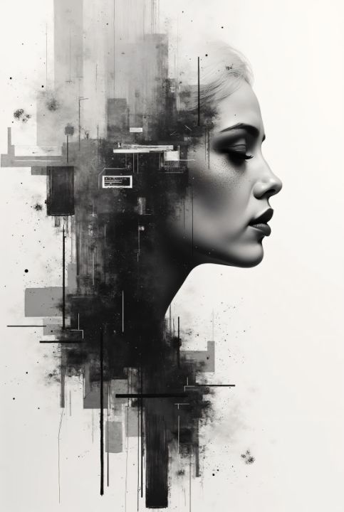 Fragmented Consciousness - VenLuke - Digital Art & AI, People & Figures ...