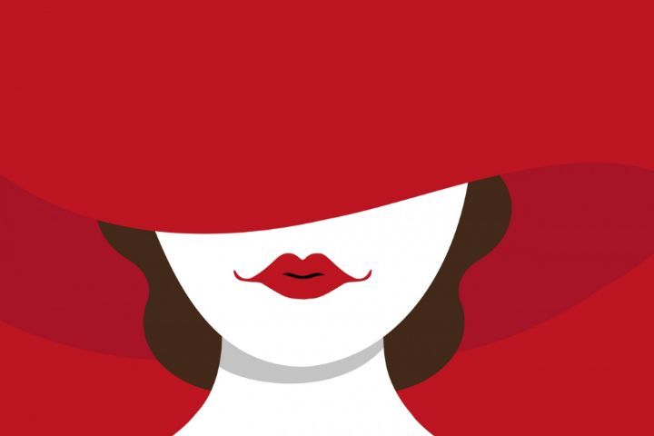 Woman-Red-Hat - ArtsVentures - Photography, People & Figures, Female ...