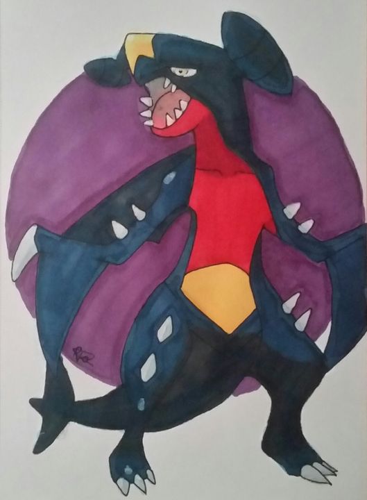 Garchomp print - Foxy - Drawings & Illustration, Entertainment ...