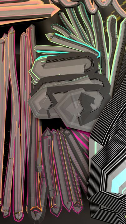 screw it, post it - mademesh - Digital Art & AI, Abstract, Irregular ...