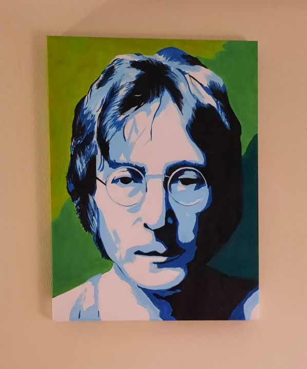 Original Painting - John Lennon - Hall of fame - Paintings & Prints ...
