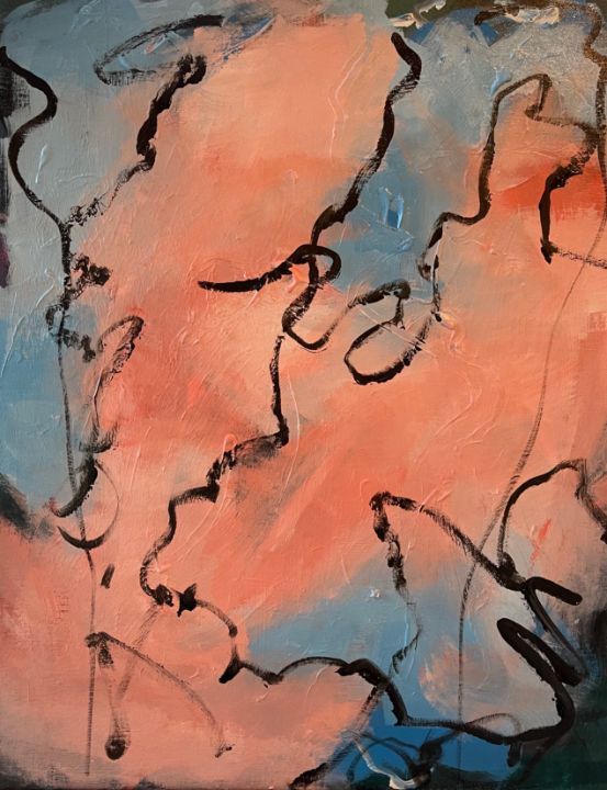 Hold me close - Sherry Swafford Page - Paintings & Prints, Abstract ...