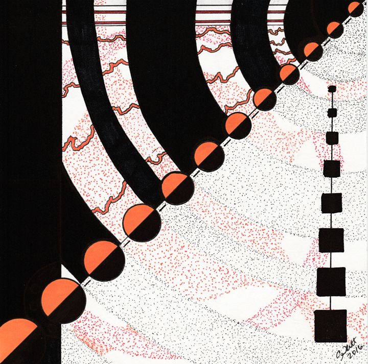 Radiate - Cory Threatt - Drawings & Illustration, Abstract, Geometric ...