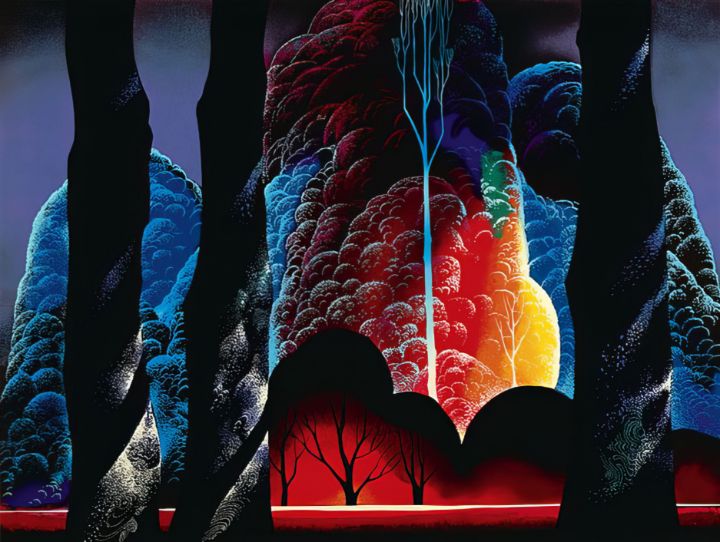 Eyvind Earle - Forest Symphony - 199 - Infinite Canvas - Paintings ...