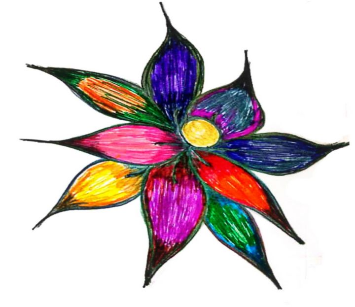 Flower - Random Doodle Art - Drawings & Illustration, Abstract ...