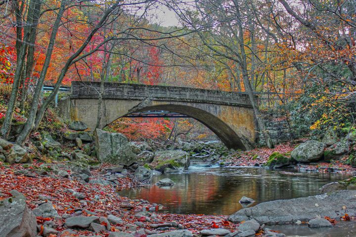 Old bridge in Fall - Michael Hardy Photography - Photography ...