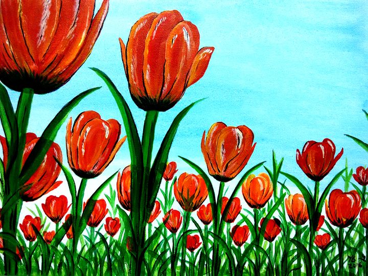 TULIP BULBS - YS Gallery - Paintings & Prints, Flowers, Plants, & Trees ...