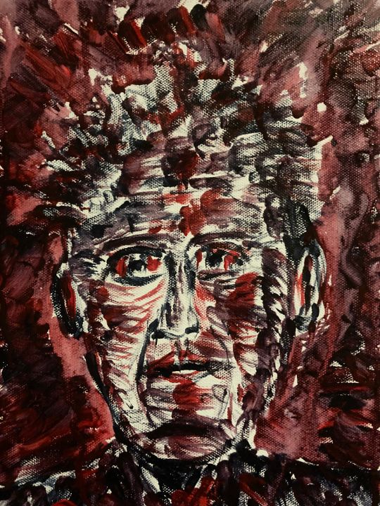 Red and black - Stephen John whelan - Paintings & Prints, People ...