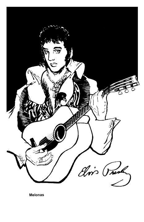 King of Rock and Roll - Peter Melonas - Drawings & Illustration ...
