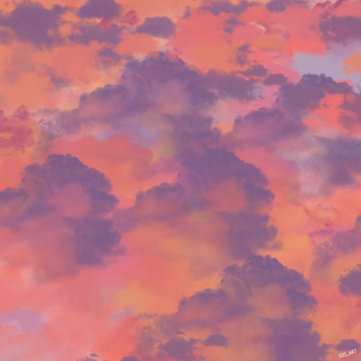 simple multi-color cloud - Simple_ sosart - Digital Art, Landscapes ...