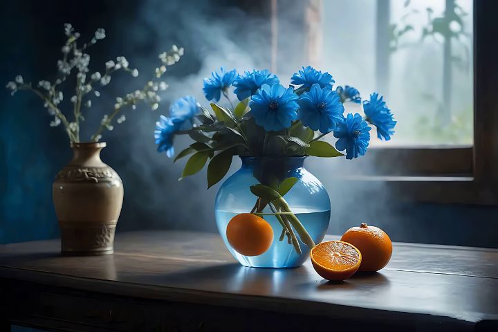 still life, flowers, vase. - orlando. - Digital Art & AI, Flowers ...
