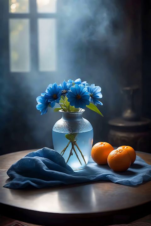 still life, flowers, vase. - orlando. - Digital Art & AI, Flowers ...