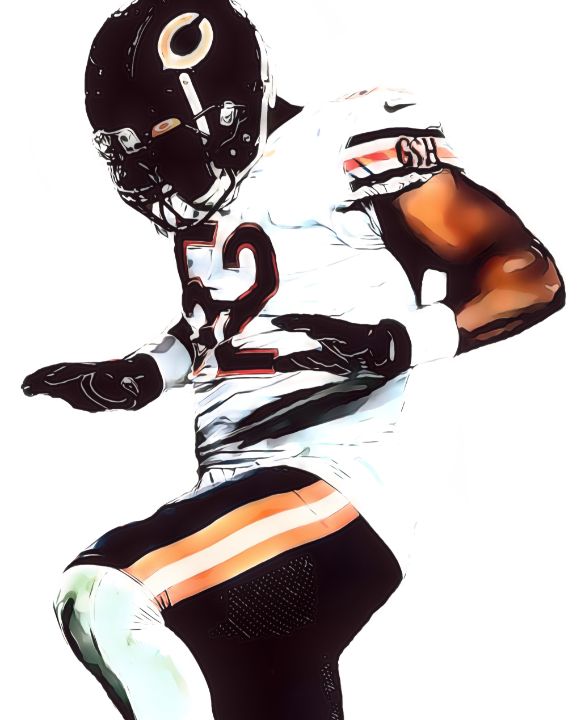 KHALIL MACK CHICAGO BEARS - Joe Hamilton Sports Art - Digital Art & AI ...