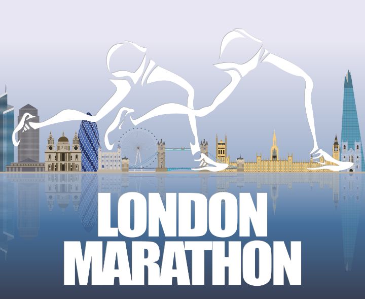 London Marathon - Joe Hamilton Sports Art - Digital Art & AI, Sports ...