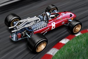 Buy Formula One, Auto Racing, Vehicles & Transportation, Paintings ...