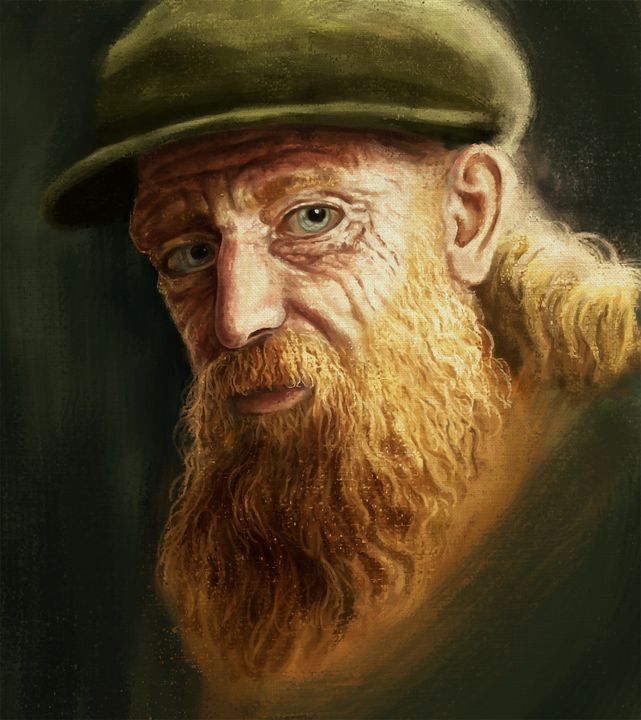 Bearded man - Manousos Manousakis - Digital Art, People & Figures ...