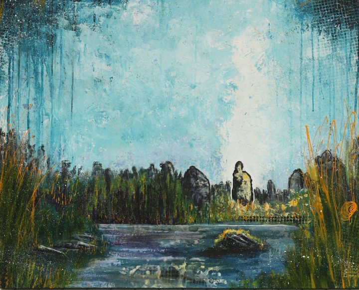Legend of the Stone Forest - Galina Zimmatore Artist - Paintings ...